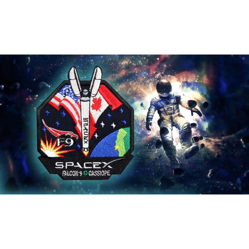 SpaceX Space Mission Falcon 9 Cassiope sleeve sew-on Flight patch